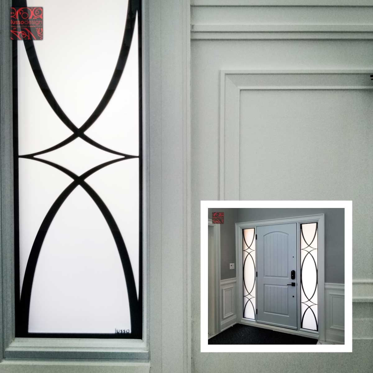 Perfectly Fitted Entry Door Retrofit with New Trim | Lusso Design